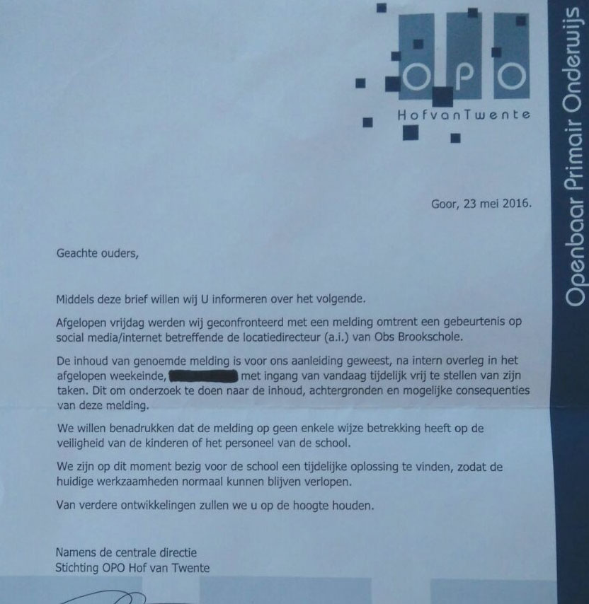 Directeur Brookschole op non-actief - Maarkelsnieuws.nl Maarkelsnieuws.nl